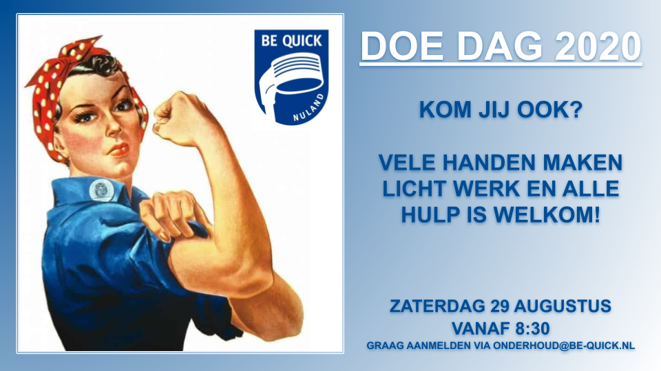 Doe Dag 2020 | Be Quick